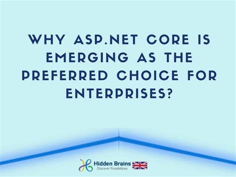 Why Enterprises Are Using Asp Net Core Ppt