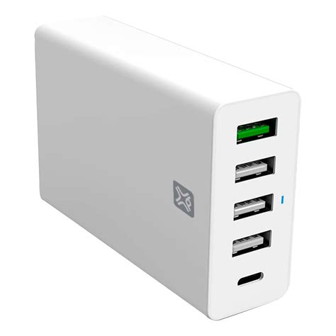 XtremeMac Power Travel USB Lader 30W PD 4xUSB A 1xUSB C 369 DKK