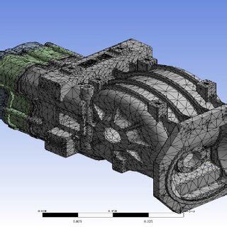FEA Meshing Of Transmission Housing Download Scientific Diagram