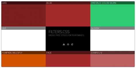 Css Filter Generators And Libraries Css Author