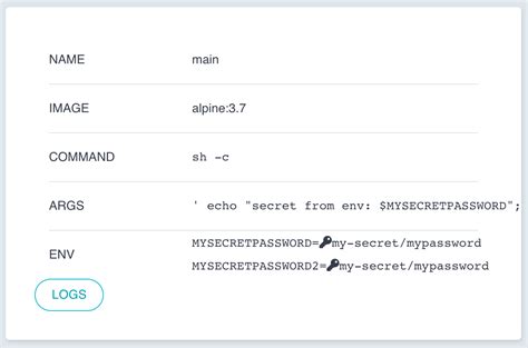 Server Ui Shows Undefined For Environment Variable Populated From A Secret · Issue 3973