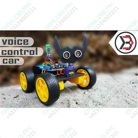 Arduino Voice Controlled Car Kit With Uno R3 Motor Driver Shield And 4wd