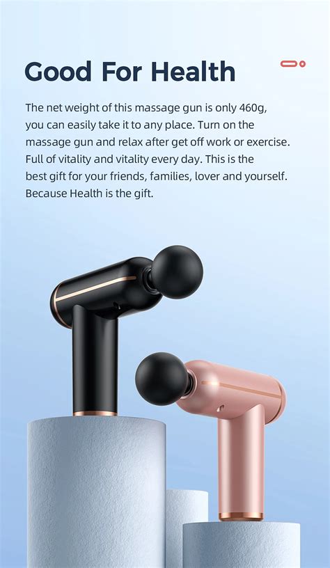 Mukasi Massage Gun Portable Percussion Pistol Massager For Body Neck Deep Tissue Muscle