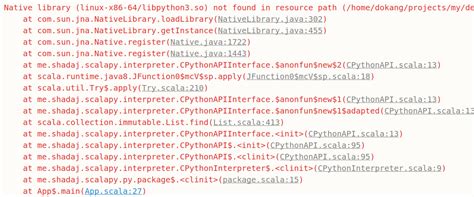 Cannot Load Libpython So Issue Scalapy Scalapy GitHub