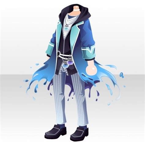 Water Inspired Outfits Male Water Themed Outfits Male Vtuber Outfit