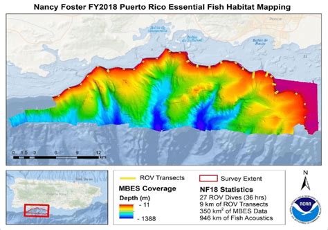 Map Showing Rov Dives And Bathymetry Data Collected In 2018 Off The Download Scientific Diagram