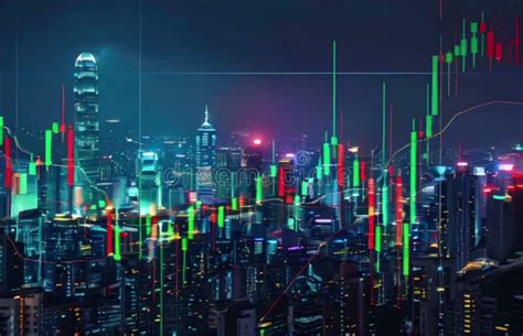 Stock And Forex Trade Chart Digits Numbers Bearish And Bullish