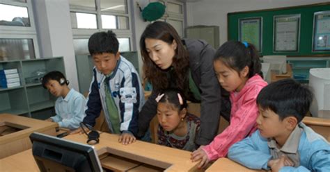 한국hp 도서지역 초등학교 컴퓨터 교실 지원