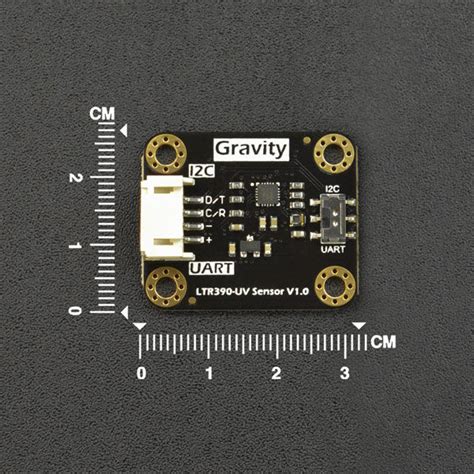 gravity ltr390 uv light sensor 紫外線感測器 280nm to 430nm 支援 i2c and uart 台灣物聯科技 taiwaniot