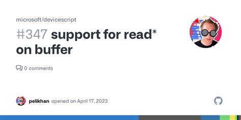 support for read on buffer · issue 347 · microsoft devicescript · github