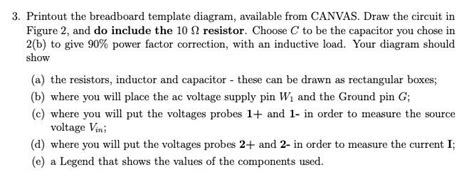 3 Printout The Breadboard Template Diagram