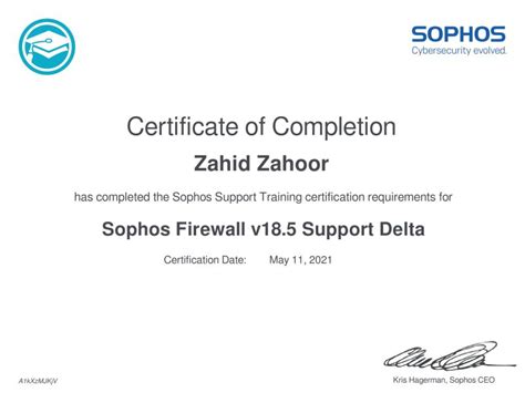 Networksecurity Sophosfirewall Supportengineer Zahid Zahoor