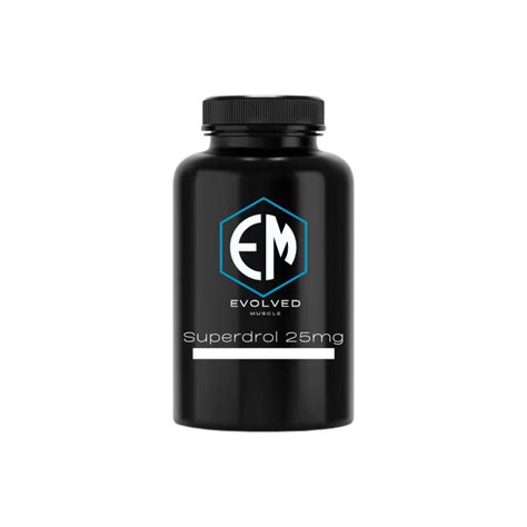 Superdrol 25mg 50 Count Evolved Muscle