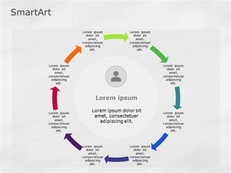 SmartArt Cycle Block Cycle 8 Steps SlideUpLift