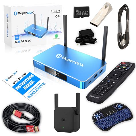 Superbox S5 Max Premium Edition Bundle Deal 2025 Model Bonus 8k