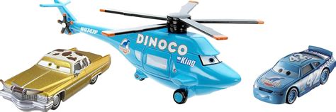 Mattel Disney Cars Flj92 Die Cast Rotor Turbosky Cal Weathers Tex
