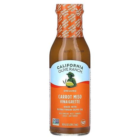 California Olive Ranch Carrot Miso Vinaigrette Dressing 10 Oz