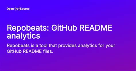 Repobeats Github Readme Analytics Open Re Source
