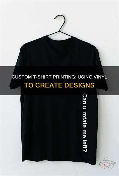 Custom T Shirt Printing Using Vinyl To Create Designs Shunvogue