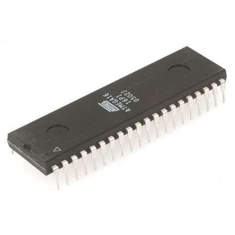 Atmega16 8 Bit Avr Microcontroller With 16kb In System Programmable Flash Dip 40 Auspower