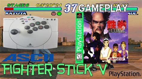 PS1 Tekken 2 X ASCII Fighter Stick V Gameplay YouTube