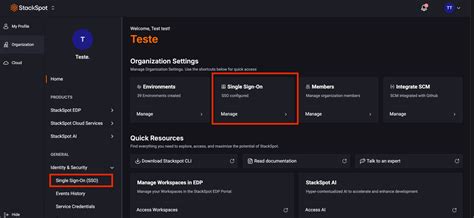 Sso Configuration Docs Stackspot