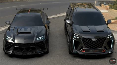 Virtually Modded Lambo Urus Meets Digitally Tuned Caddy Escalade Share A Cgi Refreshment