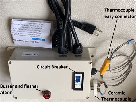 Buy Plug And Play Pid Programmable Ramp Soak Temperature Controller Kiln Pottery Glass Online At