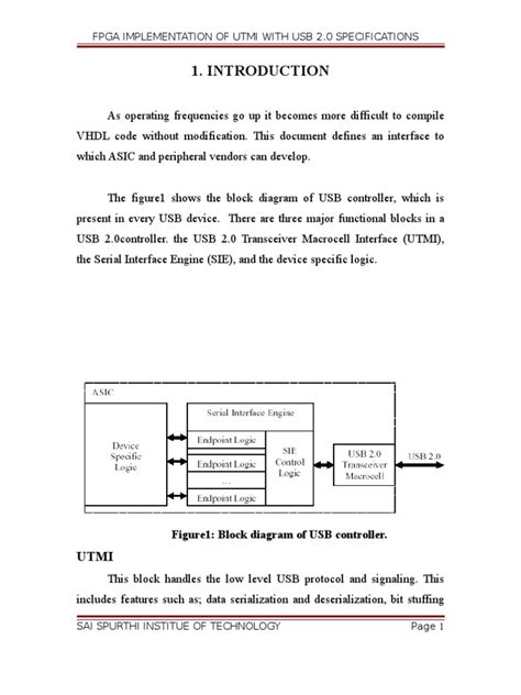 Usb Implementation Using Utmi Macrocell Pdf Usb Vhdl Usb Implementation Using Utmi Macrocell Pdf Usb Vhdl