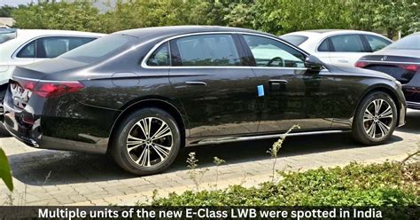 Sixth Gen Mercedes Benz E Class Spotted In India