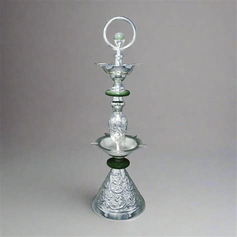 Silver Plated Samai And Diya Spiritual Home Decor Elunique Elunique