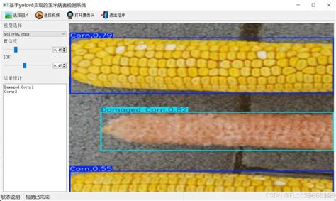 基于yolov8的玉米病害检测系统python源码onnx模型评估指标曲线精美gui界面51cto博客玉米病害识别