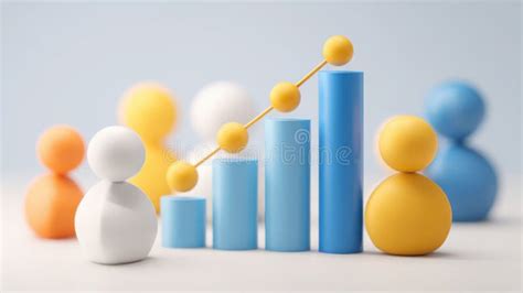 Diverse Group Of People Analyzing A Graph Bar To Visualize Team Dynamics And Performance In A