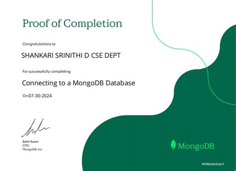 shankari srinithi d on linkedin mongodb datascience nosql