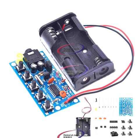 Diy Electronic Kits Wireless Stereo Fm Radio Receiver Module Pcb 76mhz