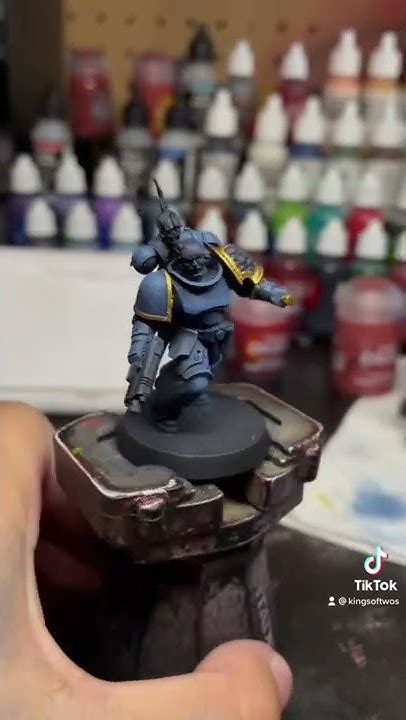 Warhammer 40k How To Easily Paint Night Lords Power Armor Pt 2 Gold