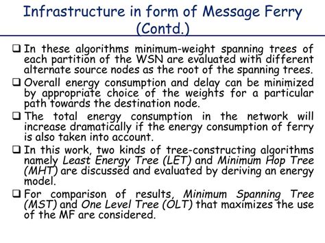 Ppt Chapter 5 Routing Protocols In Infrastructure Based Opportunistic Networks Powerpoint