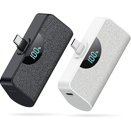Amazon Com Pack Mini Portable Charger Mah Ultra Compact W Pd Fast Charging Power Bank