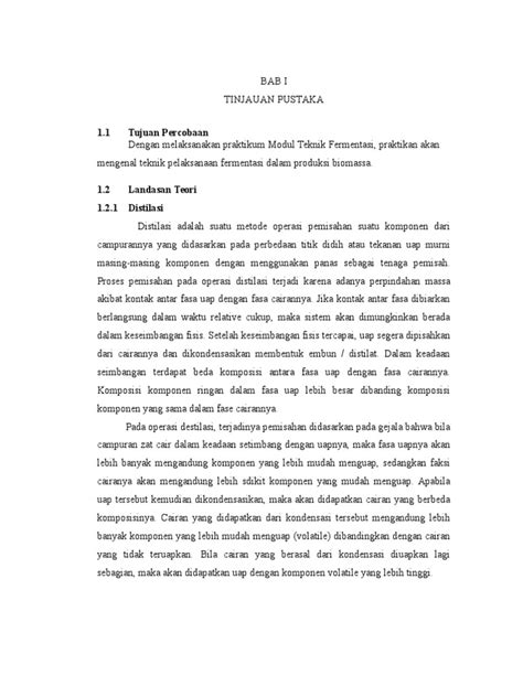 Teori Distilasi Batch Pdf