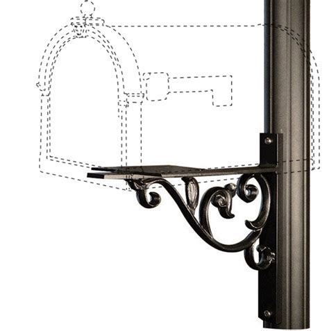 Sinclair Front Single Mailbox Mounting Bracket Forsite