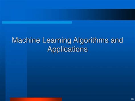 PPT Machine Learning Algorithms Applications And Artificial Intelligence PowerPoint