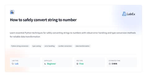How To Safely Convert String To Number Labex