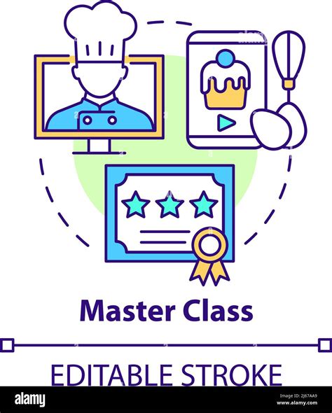 Master Class Concept Icon Stock Vector Image And Art Alamy