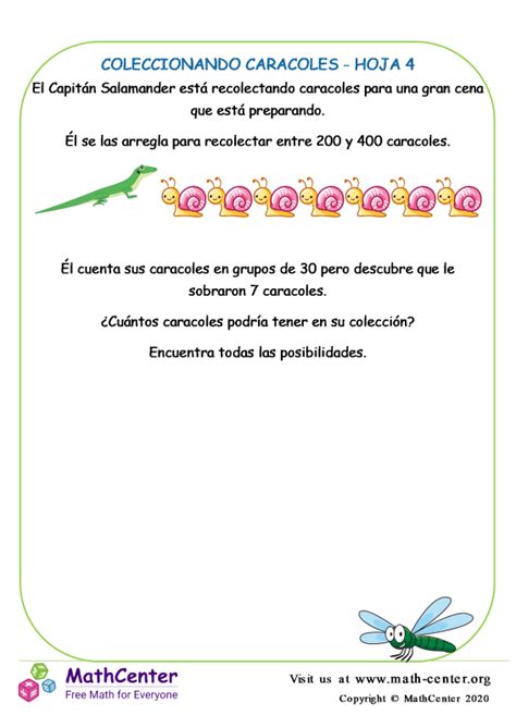 Cuarto Grado Hojas De Trabajo Acertijos Lógicos Math Center