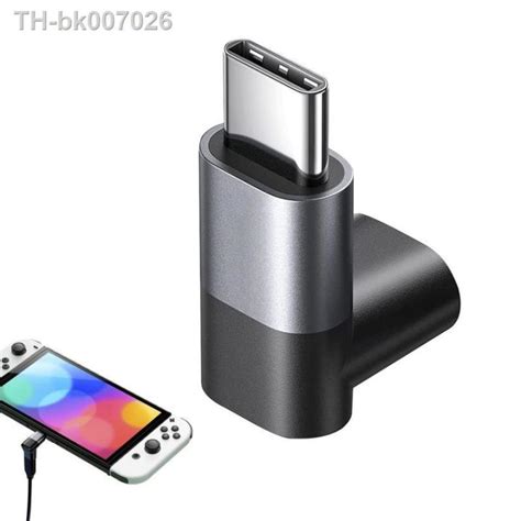 Type C 40Gbps Adapter Right Angle USB C Adapter Extender Male To Female 90 Degree 60W Fast