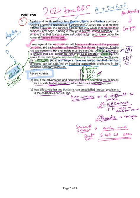 Company Q Analysis 2024 Zone Bq5 A Partnership Part Two 5 Agatha And Her Three Daughters
