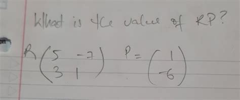 Solved What Is The Value Of Rp