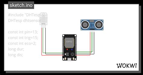 142 ABISHEK DHT HC Wokwi ESP32 STM32 Arduino Simulator