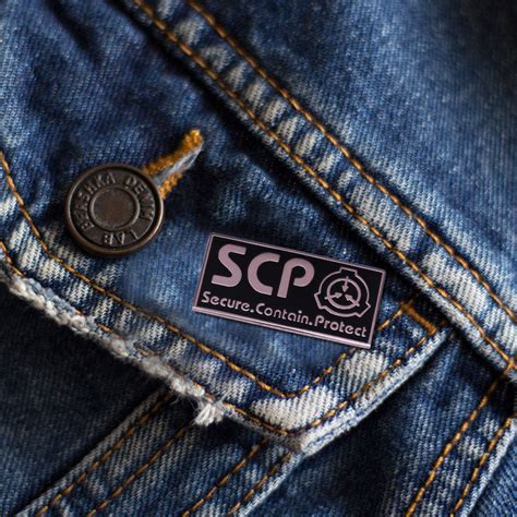 Scp Foundation Special Containment Procedures Enamel Pin Distinct Pins