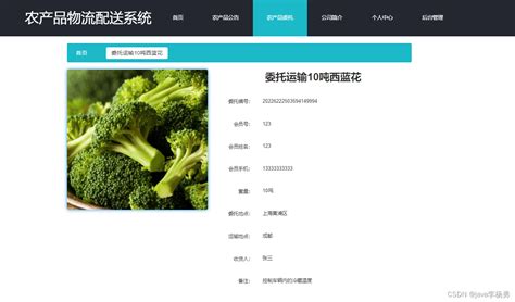 基于javaspringbootvueelementui农产品物流系统详细设计实现 Csdn博客